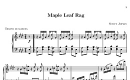 Palm Leaf Rag Pianoforte - Spartiti - Cantorion - Spartiti e partiture ...