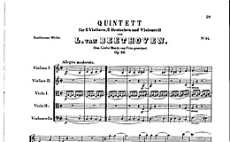 String Quintet Violin 1 part - Violino - Spartiti - Cantorion ...